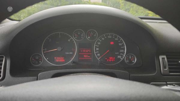 Blue Audi A6 2002 in Vilnius, with an engine capacity of 2.50 L and mileage of 278 thousand km for 950 €, photo 6 on AUTOMOTO.COM.LV