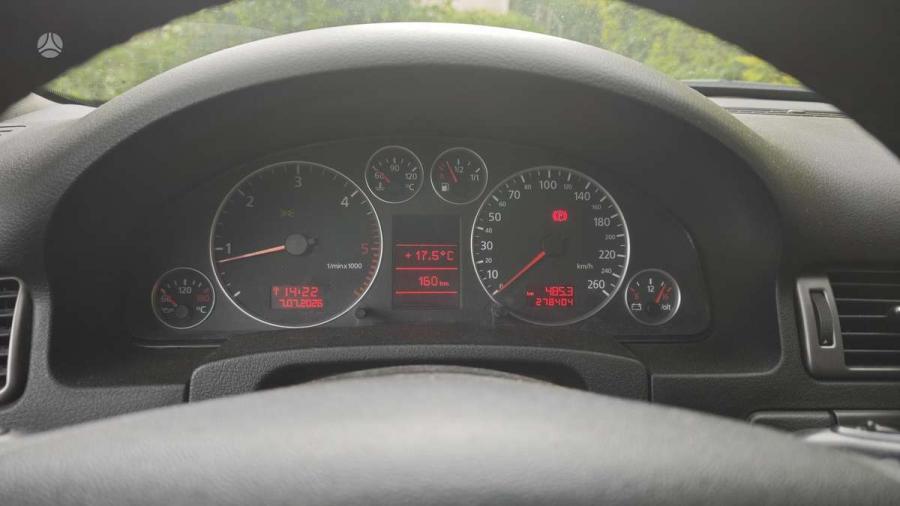Синий Ауди А6 2002 в Вильнюс, объемом двигателя 2.50 л и пробегом 278 тыс. км за 950 €, фото 7 на AUTOMOTO.COM.LV