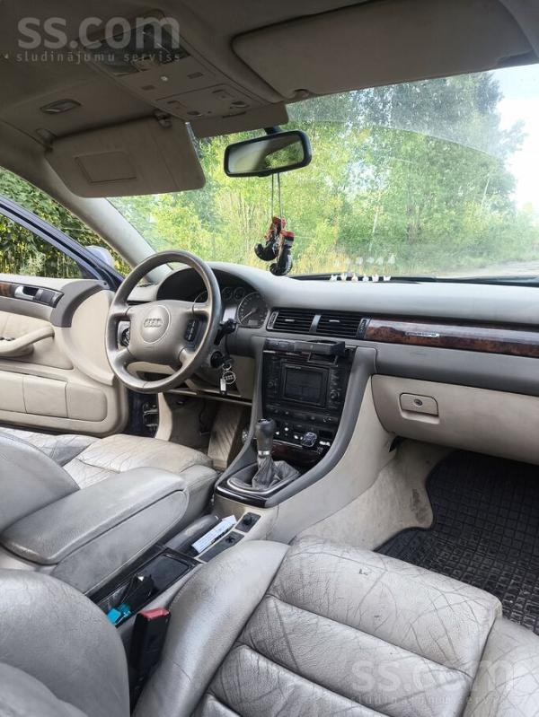 Zils Audi A6 2002 Jēkabpils, ar dzinēja tilpumu 2.50 L un nobraukumu 366 tūkst. km par 1999 €, foto 4 vietnē AUTOMOTO.COM.LV