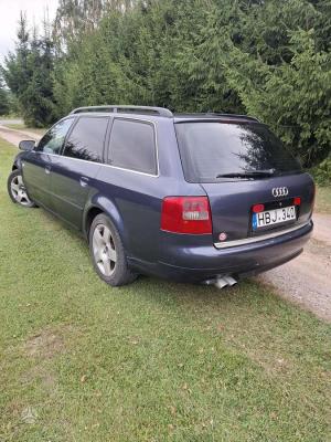 Zils Audi A6 2002 Elektrėnai, ar dzinēja tilpumu 2.50 L un nobraukumu 350 tūkst. km par 900 €, foto  vietnē AUTOMOTO.COM.LV
