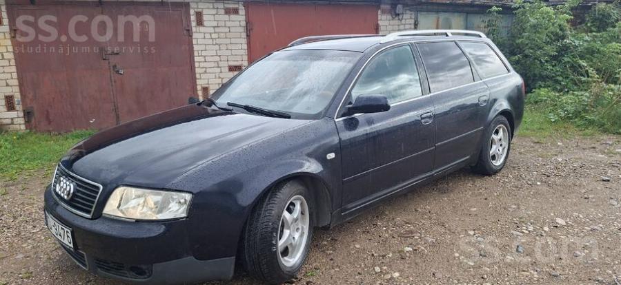 Blue Audi A6 2002 in Daugavpils, with an engine capacity of 1.90 L and mileage of 371 thousand km for 1350 €, photo 1 on AUTOMOTO.COM.LV