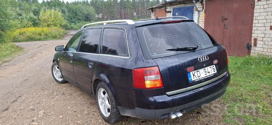 Blue Audi A6 2002 in Daugavpils, with an engine capacity of 1.90 L and mileage of 371 thousand km for 1350 €, photo 5 on AUTOMOTO.COM.LV