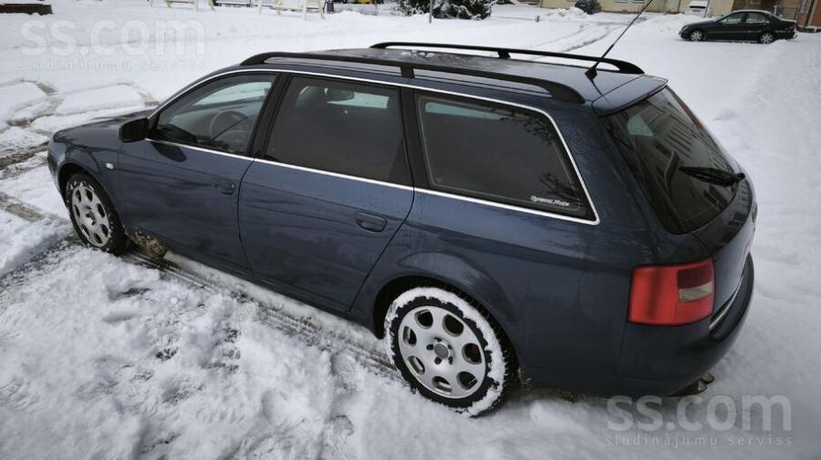 Blue Audi A6 2003 in Jekabpils, with an engine capacity of 2.50 L and mileage of 220 thousand km for 1100 €, photo 4 on AUTOMOTO.COM.LV