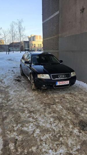 Blue Audi A6 2003 in Vilnius, with an engine capacity of 2.50 L and mileage of 364 thousand km for 1100 €, photo  on AUTOMOTO.COM.LV