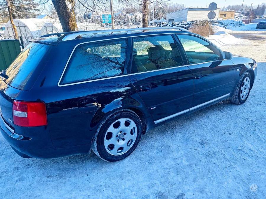 Blue Audi A6 2003 in Utena, with an engine capacity of 1.90 L and mileage of 331 thousand km for 2850 €, photo 7 on AUTOMOTO.COM.LV