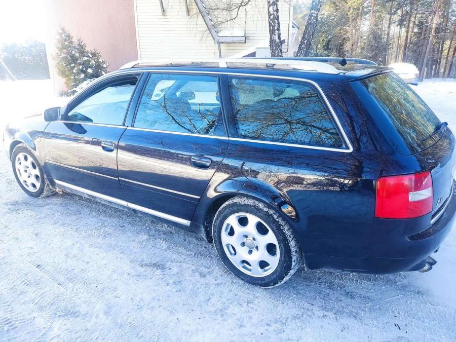 Blue Audi A6 2003 in Utena, with an engine capacity of 1.90 L and mileage of 331 thousand km for 2850 €, photo 10 on AUTOMOTO.COM.LV