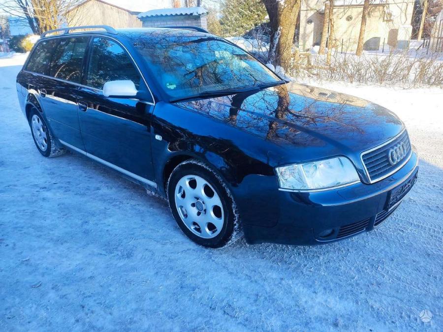 Blue Audi A6 2003 in Utena, with an engine capacity of 1.90 L and mileage of 331 thousand km for 2850 €, photo 12 on AUTOMOTO.COM.LV