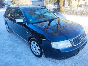 Blue Audi A6 2003 in Utena, with an engine capacity of 1.90 L and mileage of 331 thousand km for 2850 €, photo 15 on AUTOMOTO.COM.LV