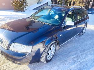 Blue Audi A6 2003 in Utena, with an engine capacity of 1.90 L and mileage of 331 thousand km for 2850 €, photo 21 on AUTOMOTO.COM.LV