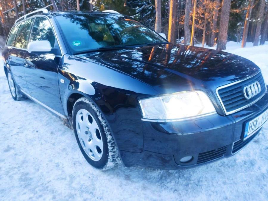 Blue Audi A6 2003 in Utena, with an engine capacity of 1.90 L and mileage of 330 thousand km for 2850 €, photo 8 on AUTOMOTO.COM.LV