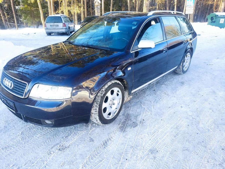 Blue Audi A6 2003 in Utena, with an engine capacity of 1.90 L and mileage of 330 thousand km for 2850 €, photo 13 on AUTOMOTO.COM.LV