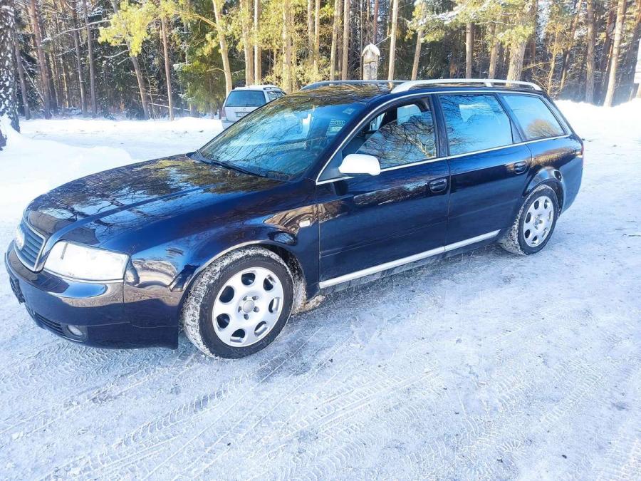 Blue Audi A6 2003 in Utena, with an engine capacity of 1.90 L and mileage of 330 thousand km for 2850 €, photo 15 on AUTOMOTO.COM.LV