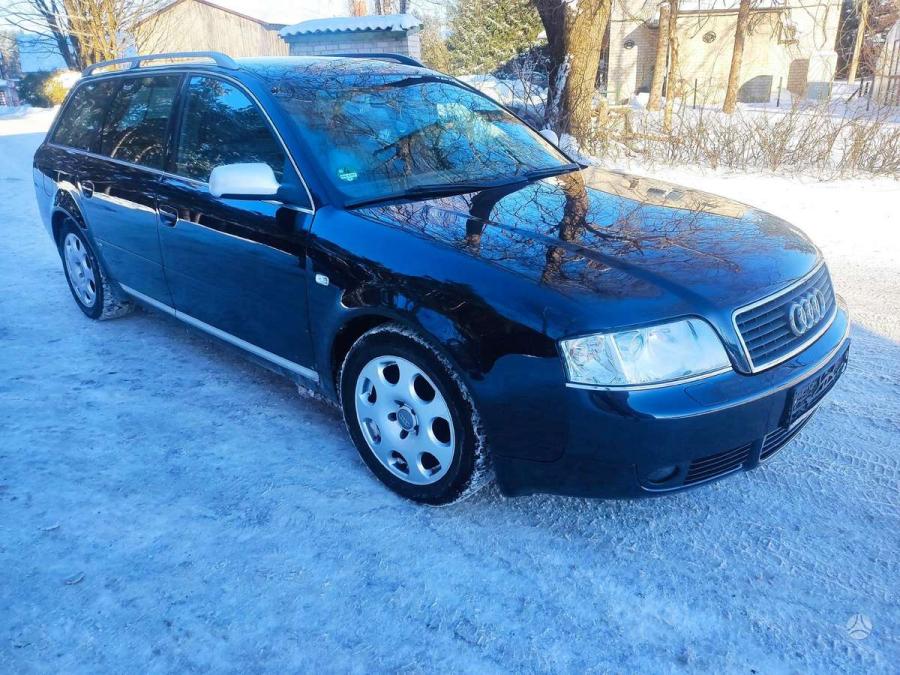 Blue Audi A6 2003 in Utena, with an engine capacity of 1.90 L and mileage of 330 thousand km for 2850 €, photo 16 on AUTOMOTO.COM.LV
