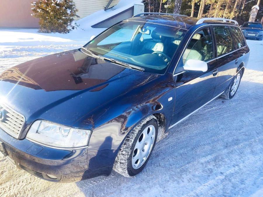 Blue Audi A6 2003 in Utena, with an engine capacity of 1.90 L and mileage of 330 thousand km for 2850 €, photo 24 on AUTOMOTO.COM.LV