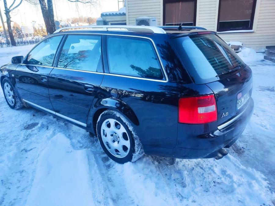 Blue Audi A6 2003 in Utena, with an engine capacity of 1.90 L and mileage of 330 thousand km for 2850 €, photo 36 on AUTOMOTO.COM.LV
