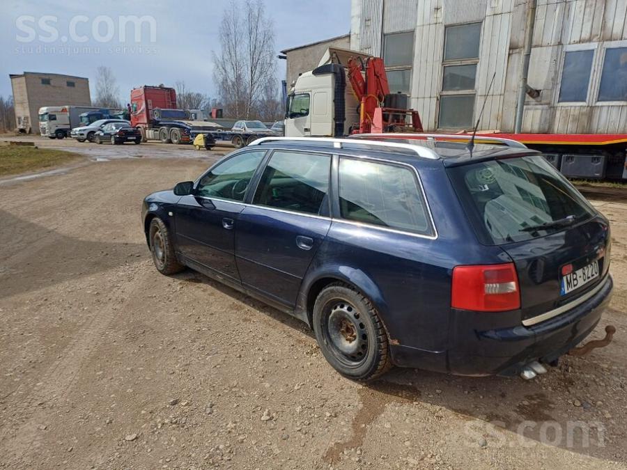 Синий Ауди А6 2003 в Гулбене, объемом двигателя 1.90 л и пробегом 417 тыс. км за 1400 €, фото 4 на AUTOMOTO.COM.LV