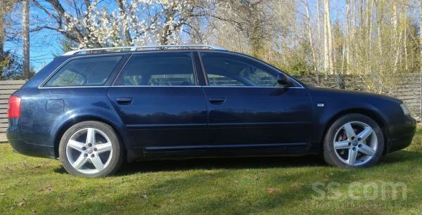 Blue Audi A6 2003 in Bauska, with an engine capacity of 2.50 L and mileage of 386 thousand km for 1800 €, photo 2 on AUTOMOTO.COM.LV