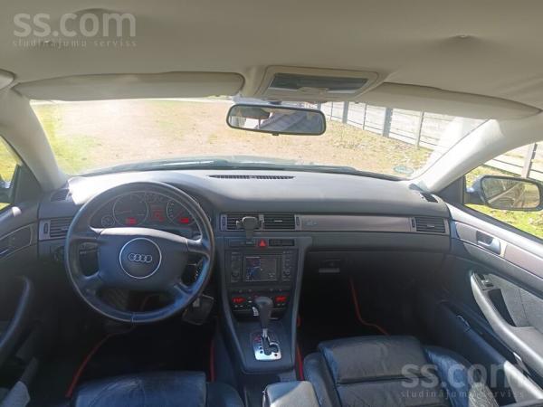 Blue Audi A6 2003 in Bauska, with an engine capacity of 2.50 L and mileage of 386 thousand km for 1800 €, photo 10 on AUTOMOTO.COM.LV