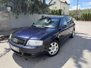 Zils Audi A6 2003 Kauņa, ar dzinēja tilpumu 2.50 L un nobraukumu 400 tūkst. km par 1200 €, foto  vietnē AUTOMOTO.COM.LV
