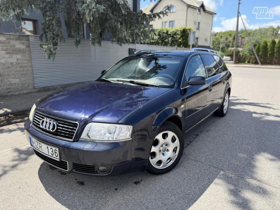 Zils Audi A6 2003 Kauņa, ar dzinēja tilpumu 2.50 L un nobraukumu 400 tūkst. km par 1200 €, foto 1 vietnē AUTOMOTO.COM.LV