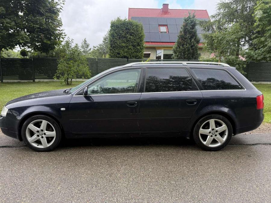 Blue Audi A6 2003 in Vilnius, with an engine capacity of 2.50 L and mileage of 209 thousand km for 2250 €, photo 4 on AUTOMOTO.COM.LV