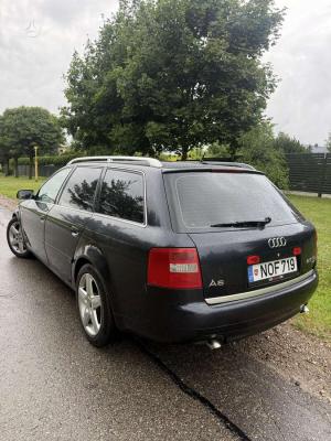 Blue Audi A6 2003 in Vilnius, with an engine capacity of 2.50 L and mileage of 209 thousand km for 2250 €, photo 6 on AUTOMOTO.COM.LV