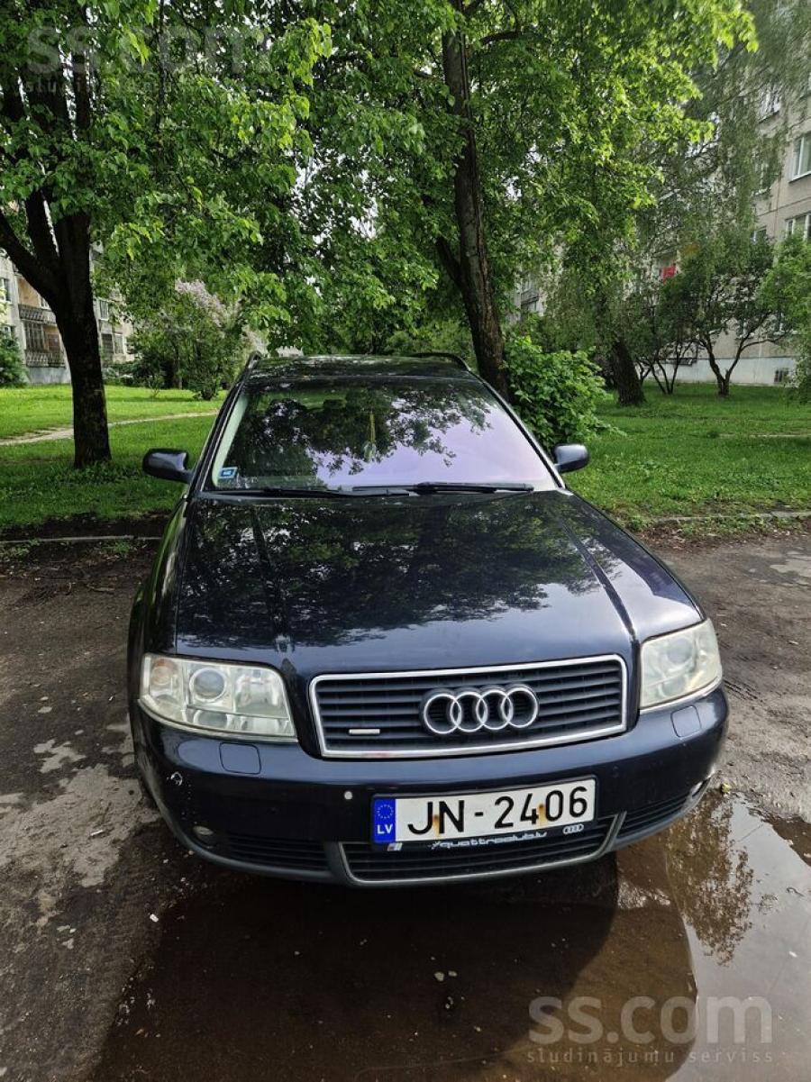 Blue Audi A6 2004 in Riga, with an engine capacity of 2.50 L and mileage of 357 thousand km for 13690 €, photo 8 on AUTOMOTO.COM.LV