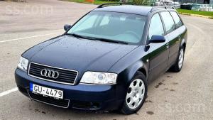 Zils Audi A6 2004 Cēsis, ar dzinēja tilpumu 1.90 L un nobraukumu 423 tūkst. km par 1500 €, foto  vietnē AUTOMOTO.COM.LV