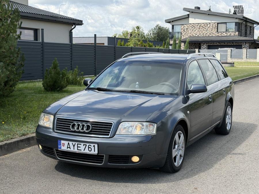Blue Audi A6 2004 in Vilnius, with an engine capacity of 1.90 L and mileage of 264 thousand km for 1350 €, photo 1 on AUTOMOTO.COM.LV
