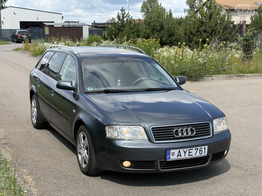 Blue Audi A6 2004 in Vilnius, with an engine capacity of 1.90 L and mileage of 264 thousand km for 1350 €, photo 4 on AUTOMOTO.COM.LV