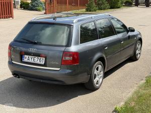 Blue Audi A6 2004 in Vilnius, with an engine capacity of 1.90 L and mileage of 264 thousand km for 1350 €, photo 7 on AUTOMOTO.COM.LV