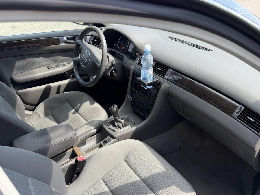 Blue Audi A6 2004 in Vilnius, with an engine capacity of 1.90 L and mileage of 264 thousand km for 1350 €, photo 8 on AUTOMOTO.COM.LV