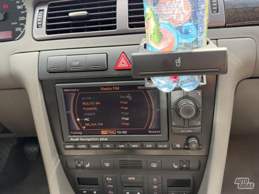 Blue Audi A6 2004 in Vilnius, with an engine capacity of 1.90 L and mileage of 264 thousand km for 1350 €, photo 9 on AUTOMOTO.COM.LV