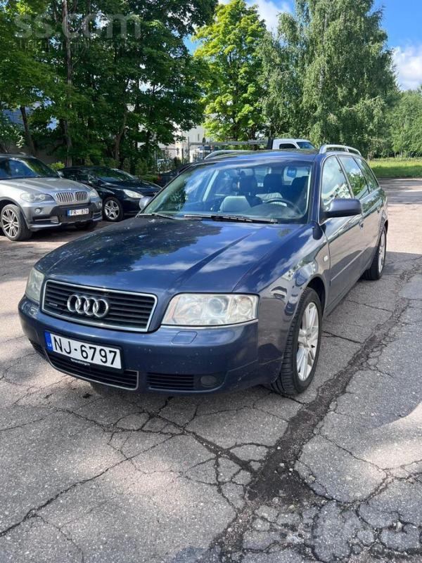 Blue Audi A6 2004 in Riga, with an engine capacity of 2.50 L and mileage of 395 thousand km for 2000 €, photo 1 on AUTOMOTO.COM.LV