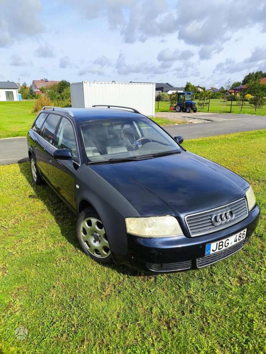 Blue Audi A6 2004 in Klaipeda, with an engine capacity of 2.50 L and mileage of 283 thousand km for 800 €, photo 1 on AUTOMOTO.COM.LV