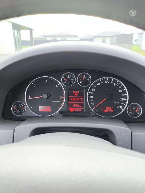 Blue Audi A6 2004 in Klaipeda, with an engine capacity of 2.50 L and mileage of 283 thousand km for 800 €, photo 10 on AUTOMOTO.COM.LV