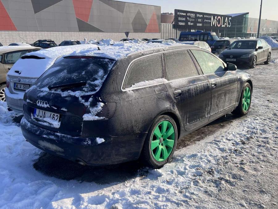 Blue Audi A6 2005 in Klaipeda, with an engine capacity of 2.97 L and mileage of 350 thousand km for 1200 €, photo 4 on AUTOMOTO.COM.LV