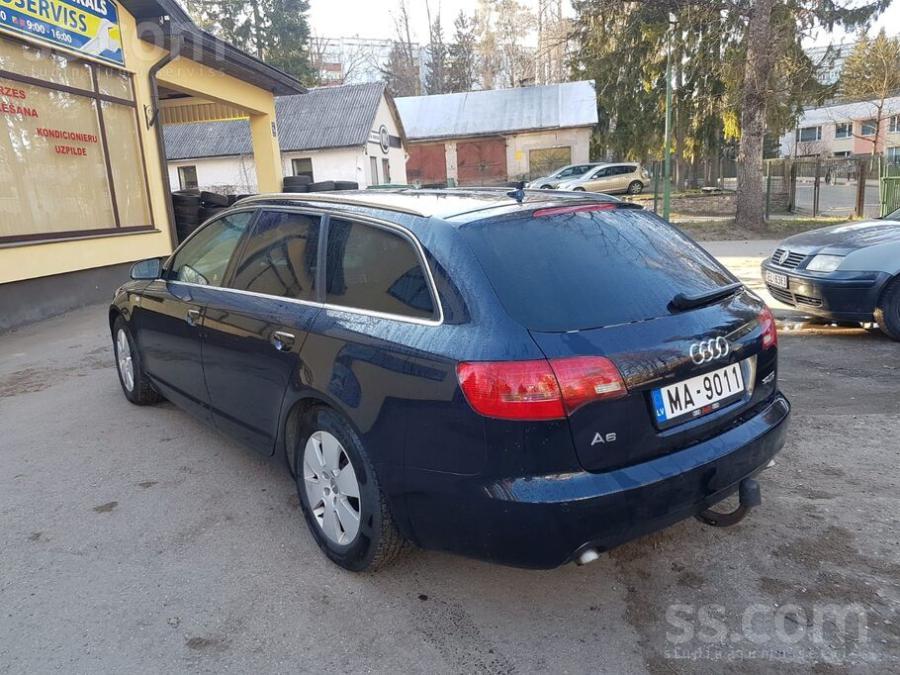 Blue Audi A6 2005 in Ogre, with an engine capacity of 2.70 L and mileage of 312 thousand km for 1300 €, photo 6 on AUTOMOTO.COM.LV