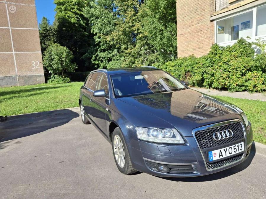 Blue Audi A6 2005 in Vilnius, with an engine capacity of 2.39 L and mileage of 366 thousand km for 2300 €, photo 6 on AUTOMOTO.COM.LV