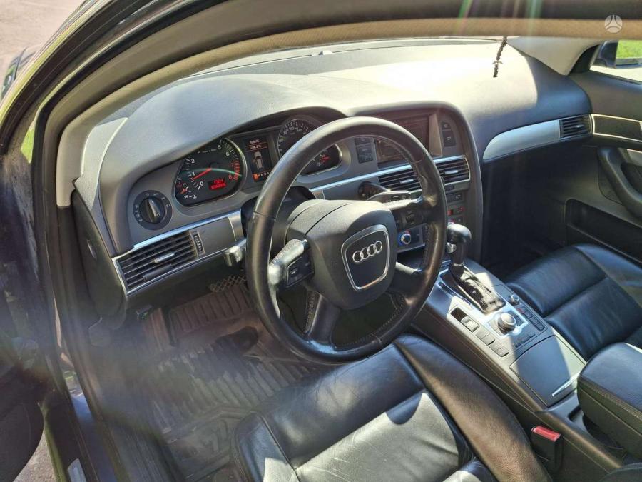 Blue Audi A6 2005 in Vilnius, with an engine capacity of 2.39 L and mileage of 366 thousand km for 2300 €, photo 8 on AUTOMOTO.COM.LV