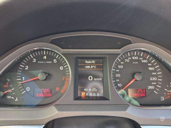 Синий Ауди А6 2005 в Вильнюс, объемом двигателя 2.39 л и пробегом 366 тыс. км за 2300 €, фото 10 на AUTOMOTO.COM.LV