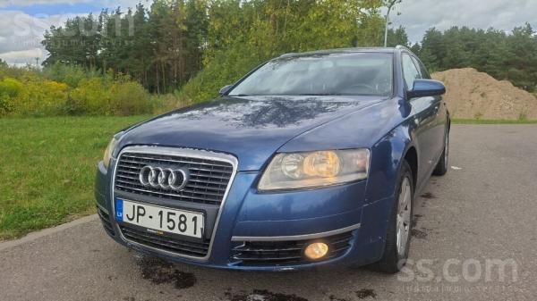 Blue Audi A6 2005 in Daugavpils, with an engine capacity of 2.70 L and mileage of 440 thousand km for 1450 €, photo 2 on AUTOMOTO.COM.LV