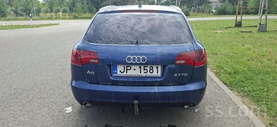 Zils Audi A6 2005 Daugavpils, ar dzinēja tilpumu 2.70 L un nobraukumu 440 tūkst. km par 1450 €, foto 8 vietnē AUTOMOTO.COM.LV