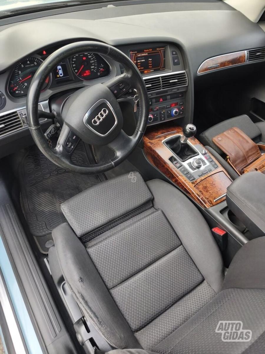 Blue Audi A6 2005 in Vilnius, with an engine capacity of 2.40 L and mileage of 285 thousand km for 2500 €, photo 9 on AUTOMOTO.COM.LV