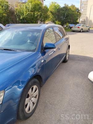 Blue Audi A6 2005 in Daugavpils, with an engine capacity of 2.70 L and mileage of 0 thousand km for 1450 €, photo 3 on AUTOMOTO.COM.LV