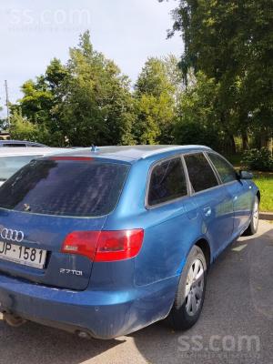 Blue Audi A6 2005 in Daugavpils, with an engine capacity of 2.70 L and mileage of 0 thousand km for 1450 €, photo 5 on AUTOMOTO.COM.LV