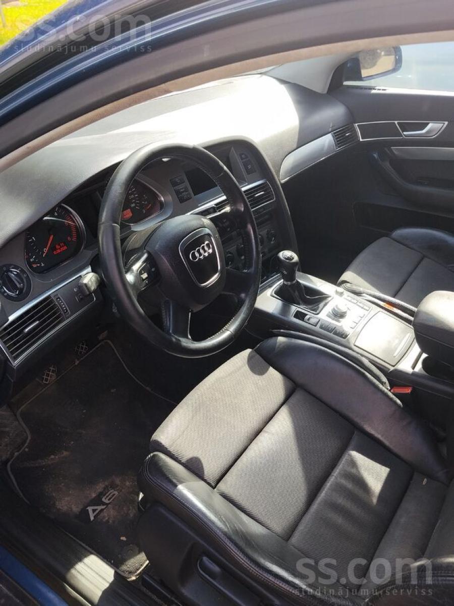 Blue Audi A6 2005 in Daugavpils, with an engine capacity of 2.70 L and mileage of 0 thousand km for 1450 €, photo 7 on AUTOMOTO.COM.LV