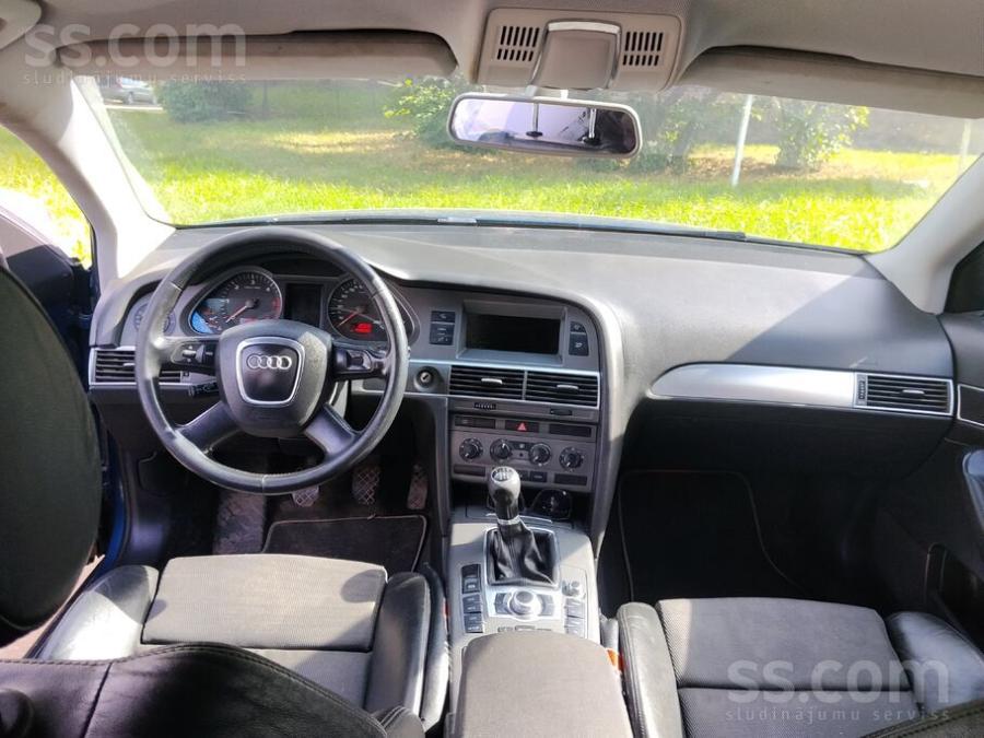 Blue Audi A6 2005 in Daugavpils, with an engine capacity of 2.70 L and mileage of 0 thousand km for 1450 €, photo 9 on AUTOMOTO.COM.LV