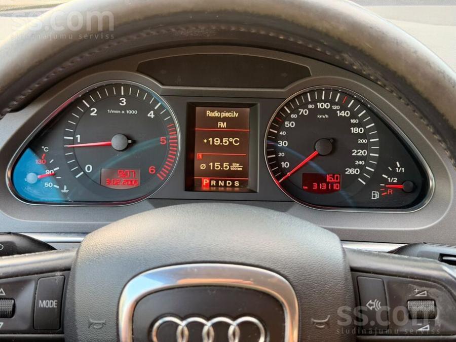 Zils Audi A6 2005 Rīga, ar dzinēja tilpumu 2.70 L un nobraukumu 313 tūkst. km par 3200 €, foto 10 vietnē AUTOMOTO.COM.LV