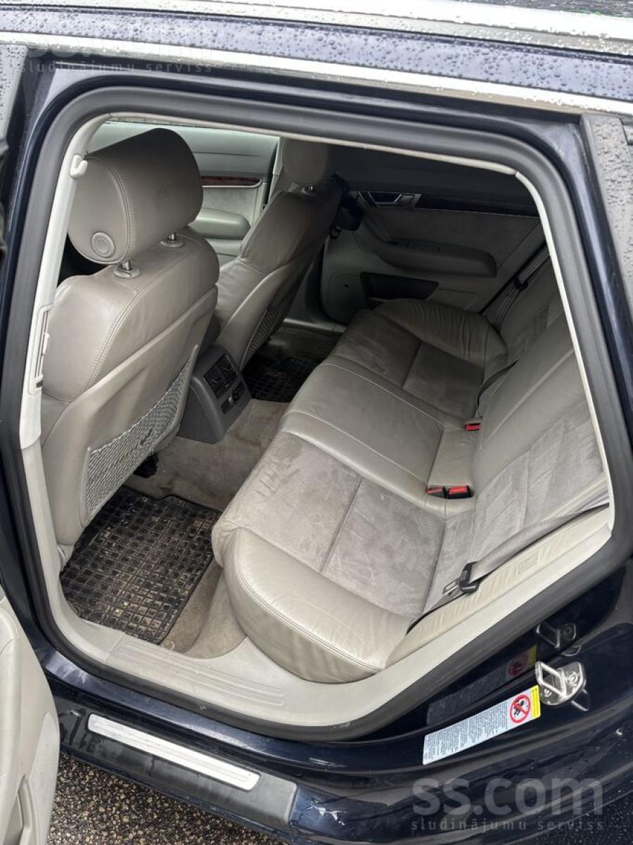 Blue Audi A6 2005 in Rezekne, with an engine capacity of 3.00 L and mileage of 389 thousand km for 2900 €, photo 6 on AUTOMOTO.COM.LV